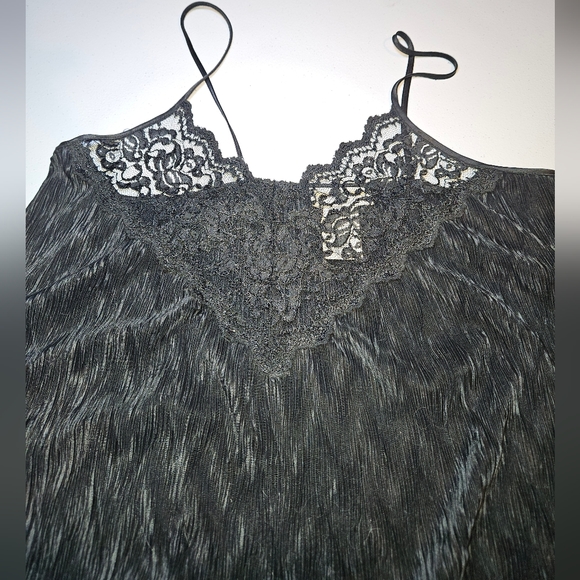 dentelle | Intimates & Sleepwear | Dentelle Black Lace Detailing Slip ...